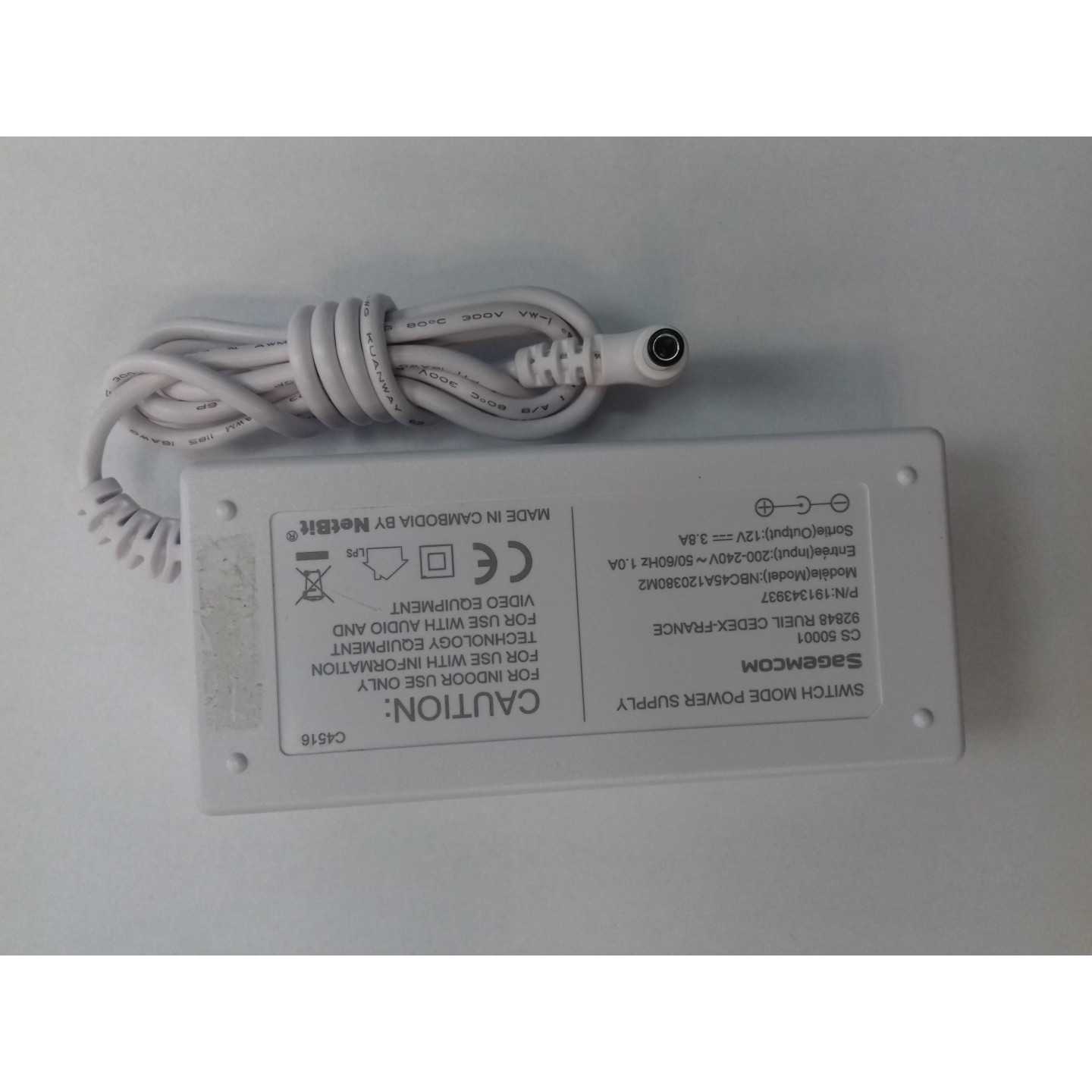 Alimentator 12V 3.8A cu mufa 2.5x5.5mm fara cablu de alimentare