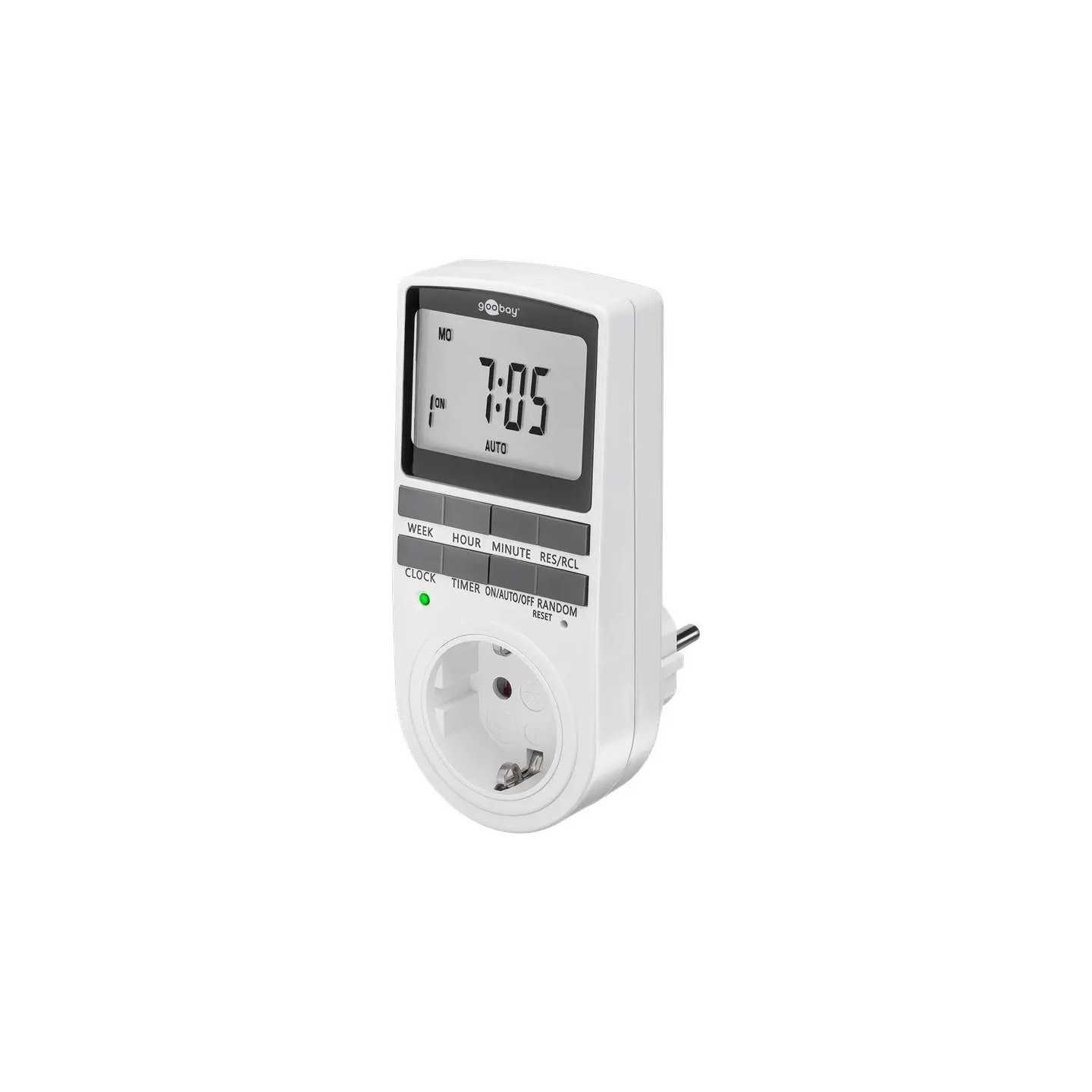 Priza programabila digitala pentru interior 3680W, Goobay 64900Priza ...